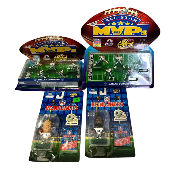NFL | Toys | Vintage Dallas Cowboys All Star Mvps And Headliners Bundle ...